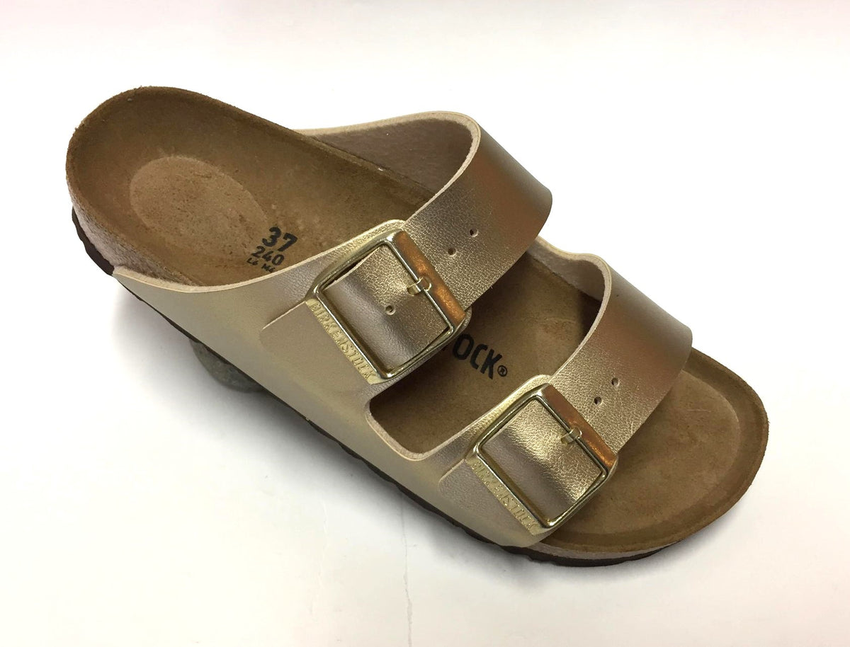 Birkenstock Arizona BF Gold (N)(W) – HealthWalks Inc
